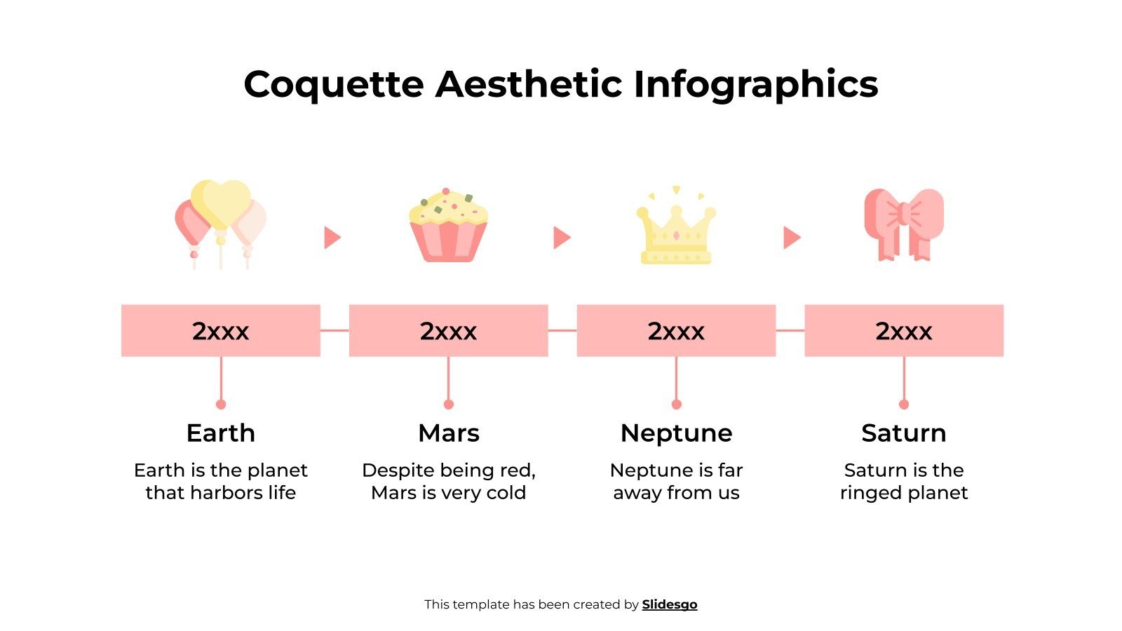 Coquette Aesthetic Infographics Template