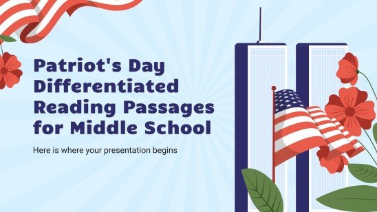 Patriot's Day Differentiated Reading for Middle School
