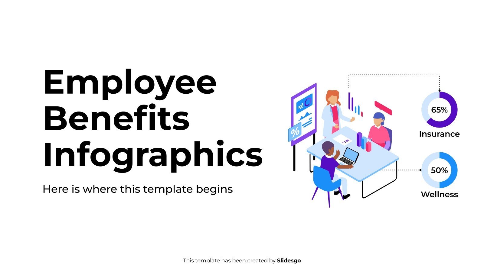 Employee Benefits Infographics Template