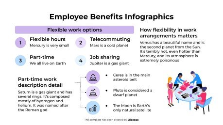 Employee Benefits Infographics Template