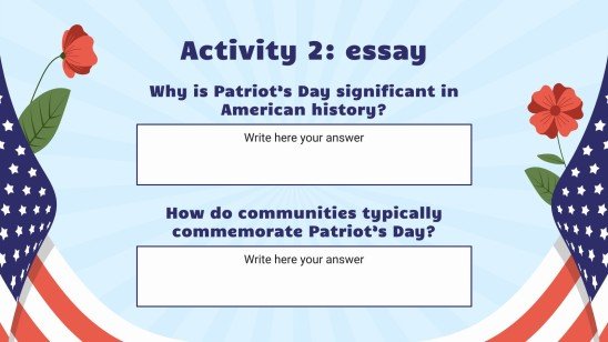 Patriot's Day Differentiated Reading for Middle School
