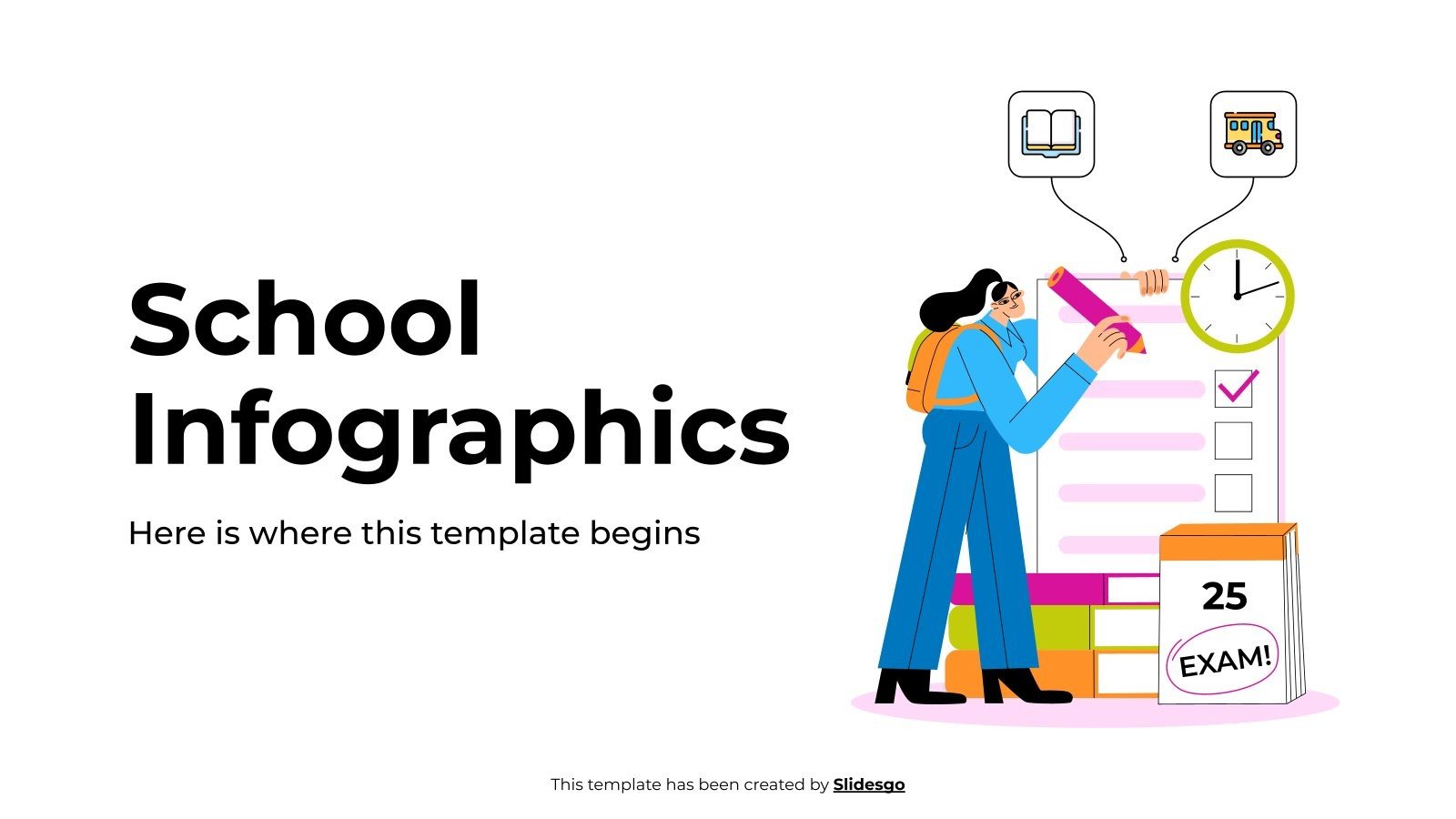 School Infographics Template