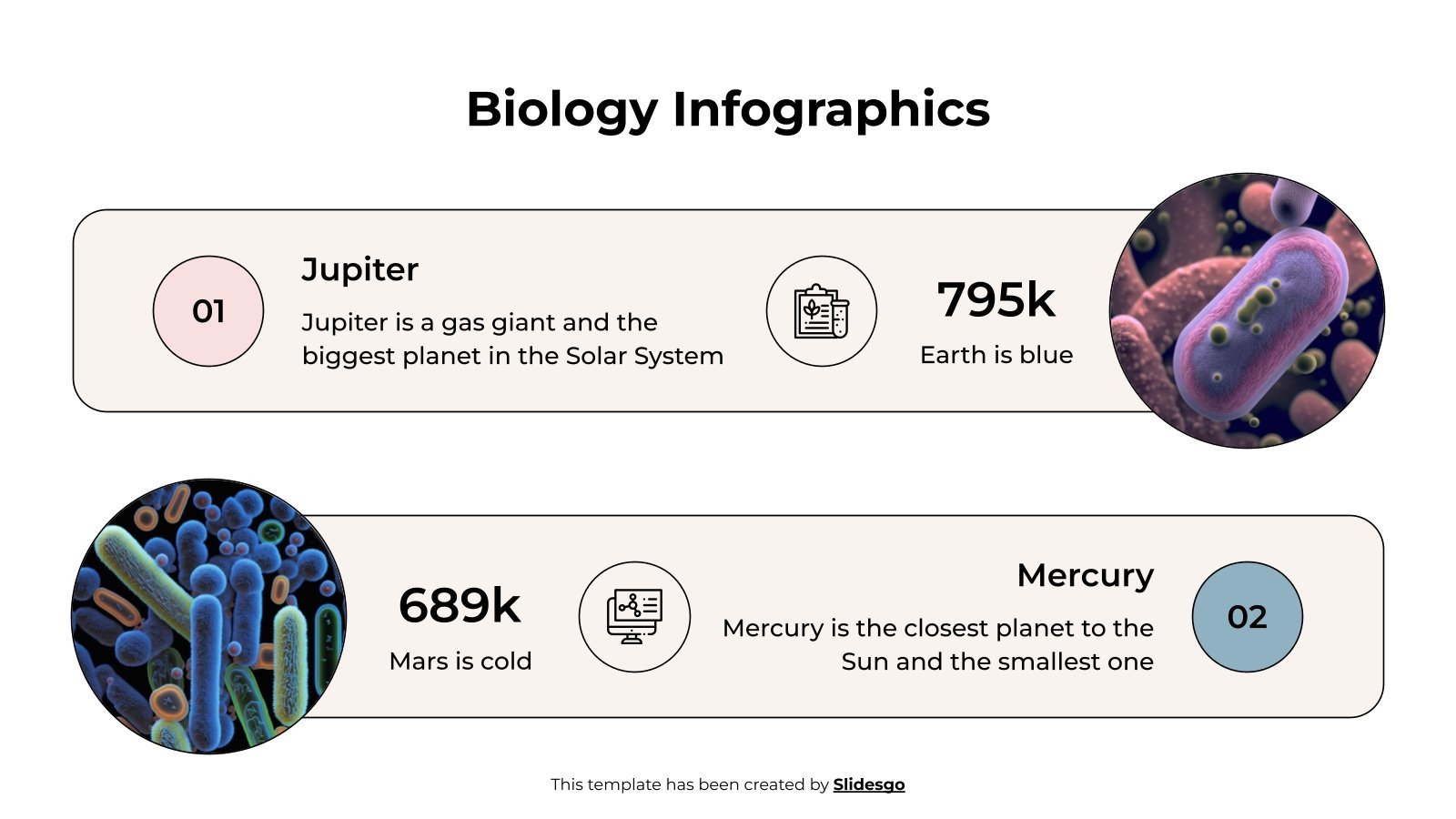Biology Infographics Template