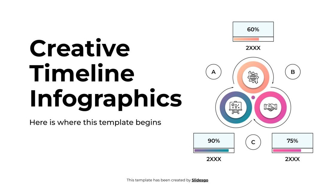 Creative Timeline Infographics Template