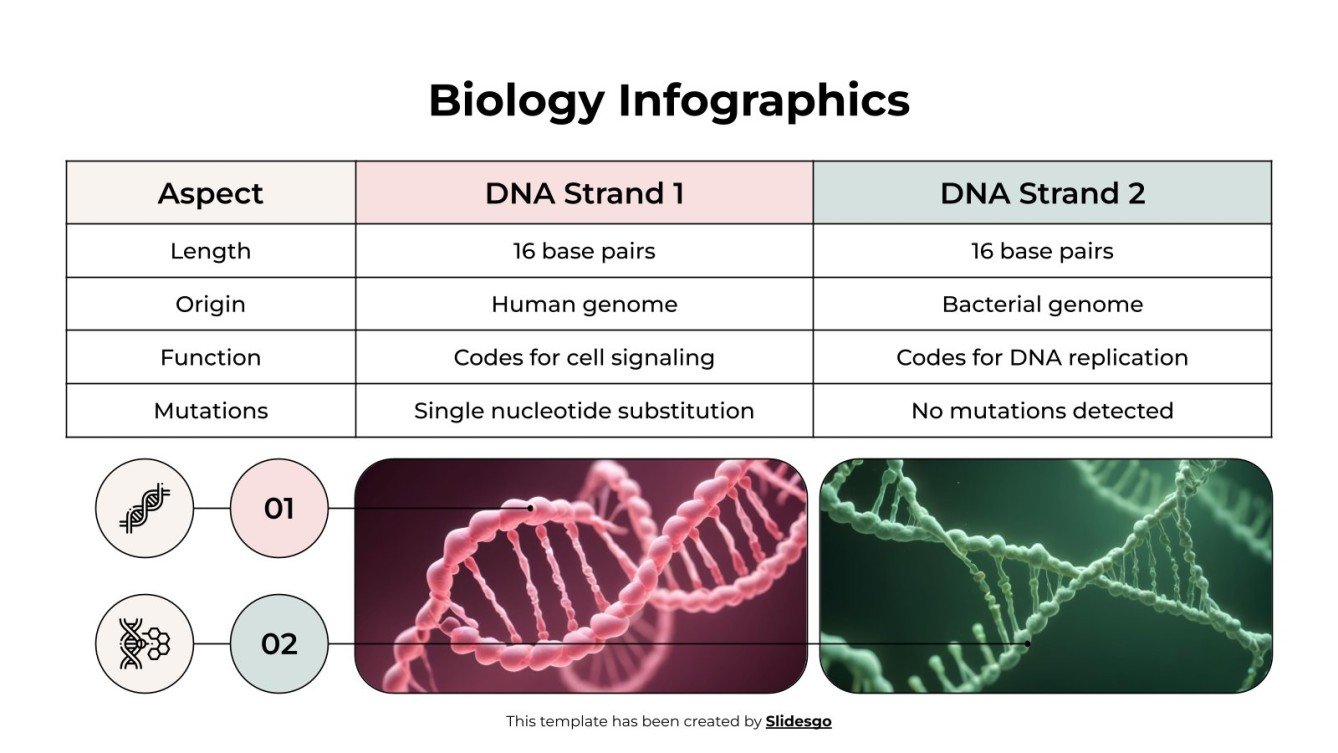 Biology Infographics Template