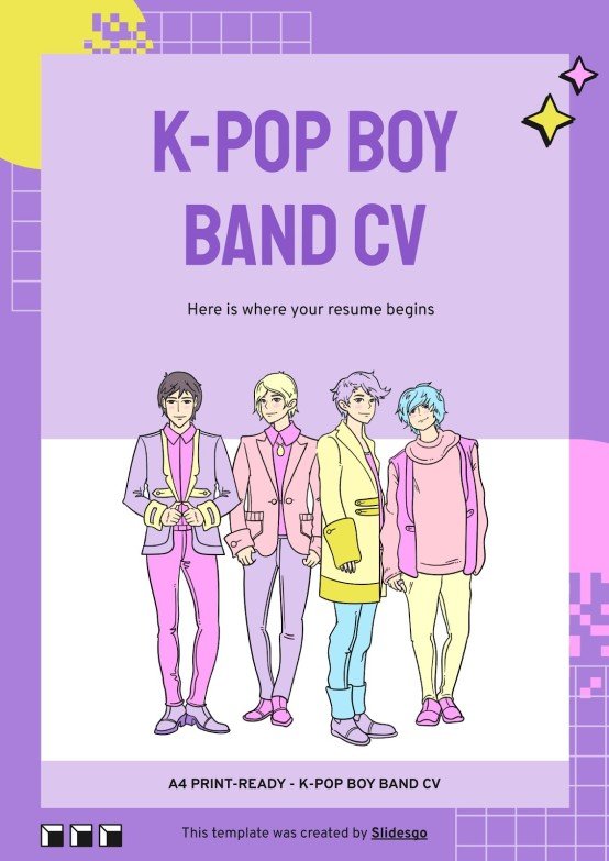 Free K-pop templates for Google Slides and PowerPoint