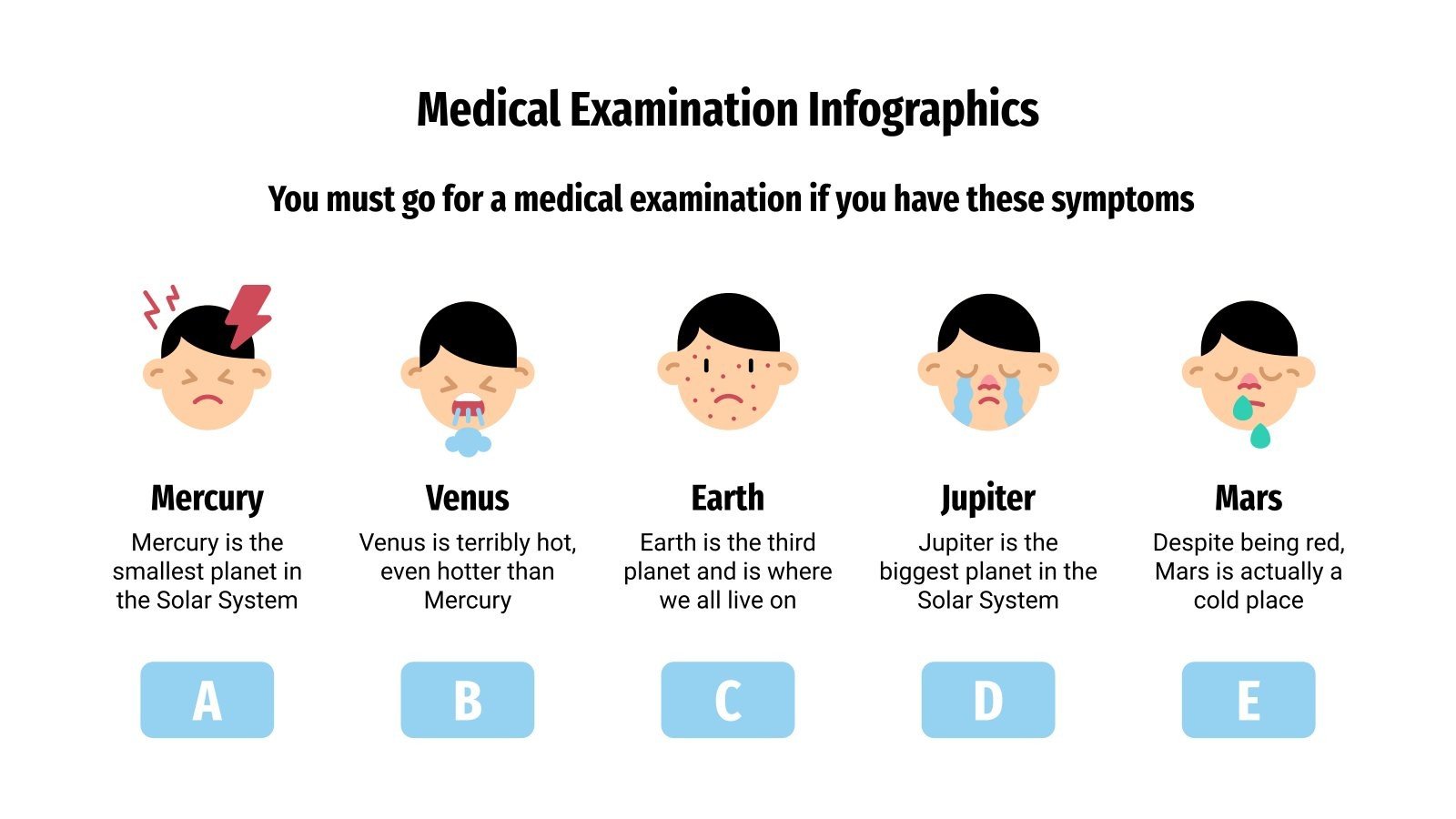 Medical Examination Infographics Template