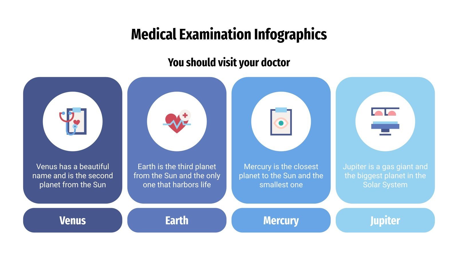 Medical Examination Infographics Template
