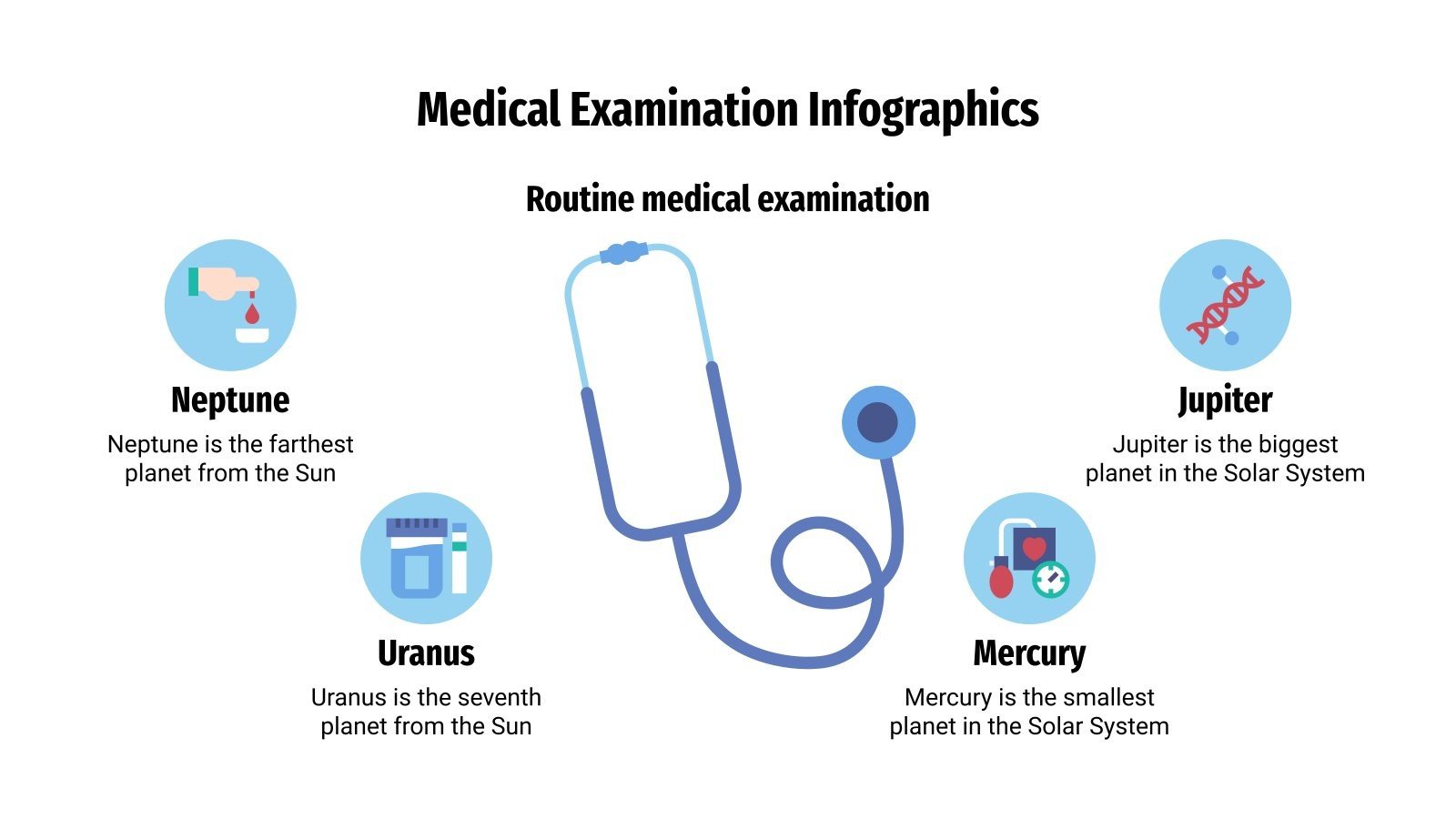 Medical Examination Infographics Template