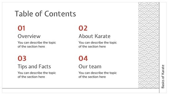 Basics of Karate Presentation