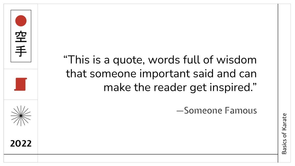 Basics of Karate Presentation