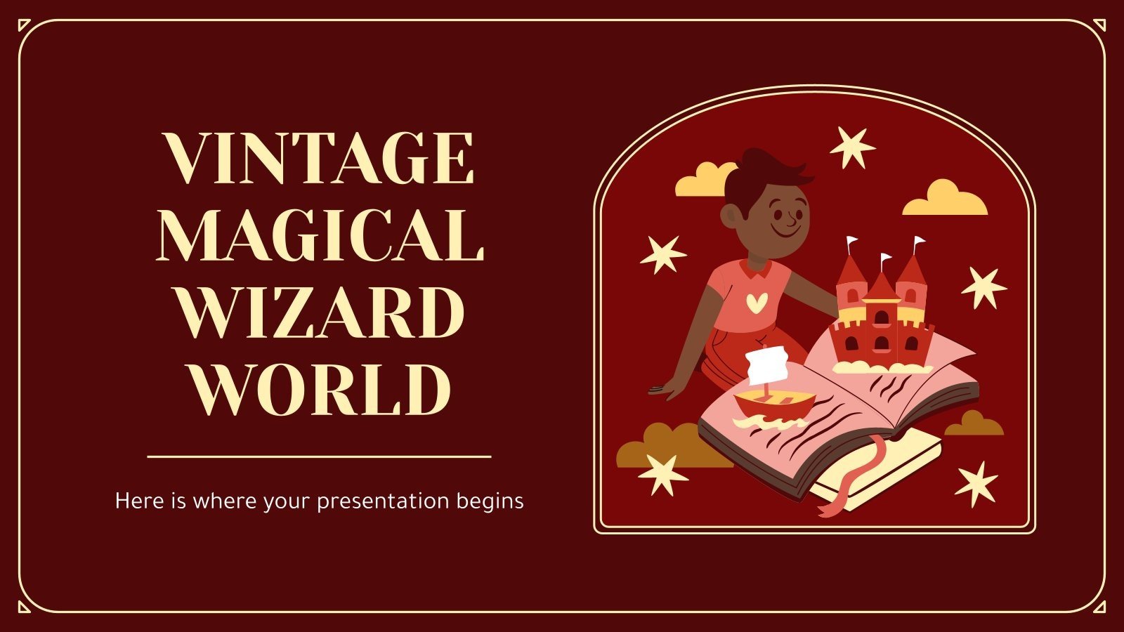 Vintage Magical Wizard World
