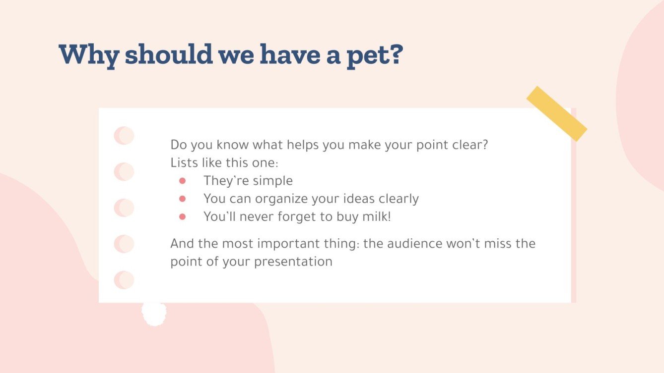 How to Care your Pet Presentation