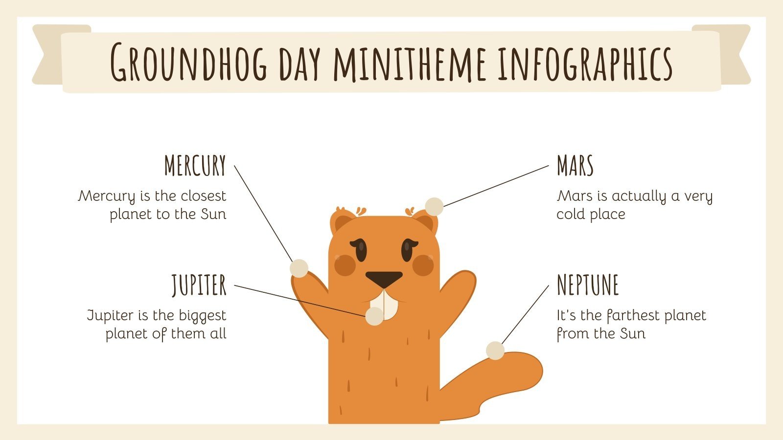 Groundhog Day Minitheme Infographics Template