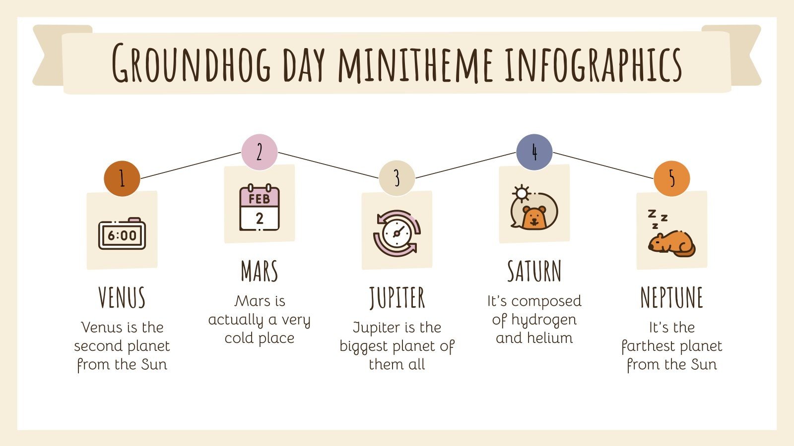 Groundhog Day Minitheme Infographics Template