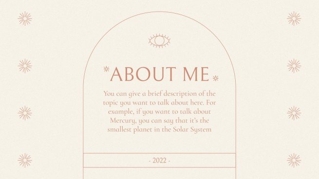 Elegant Boho Style Portfolio Presentation