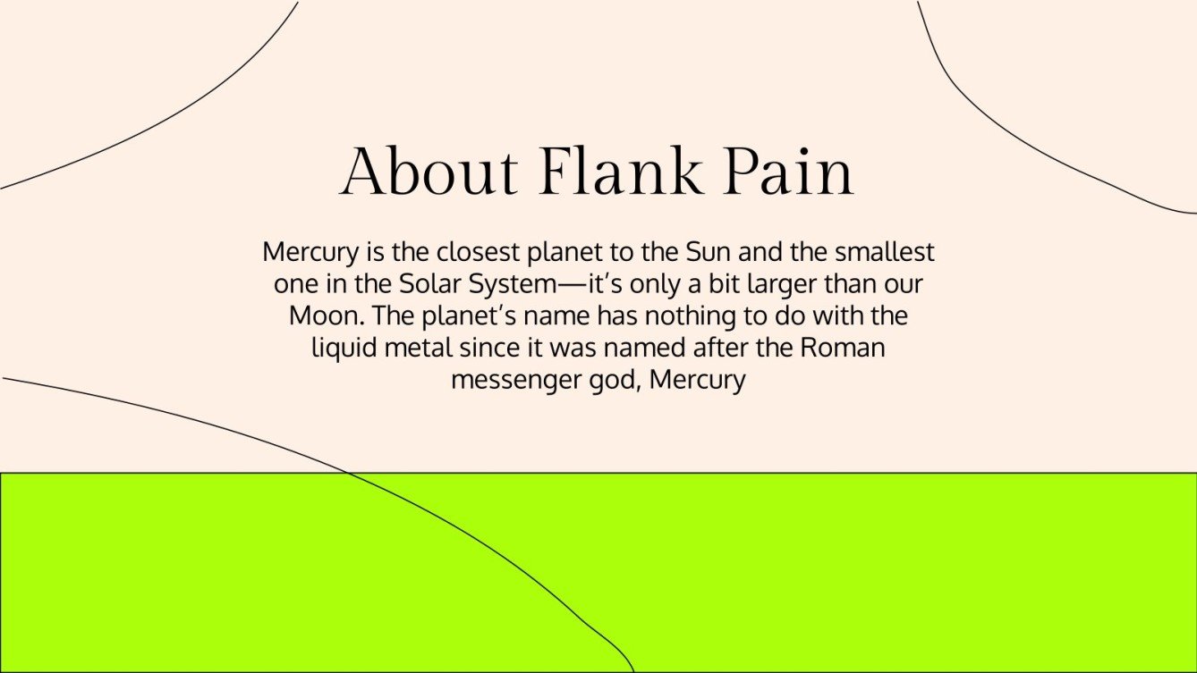 Flank Pain Clinical Case Presentation