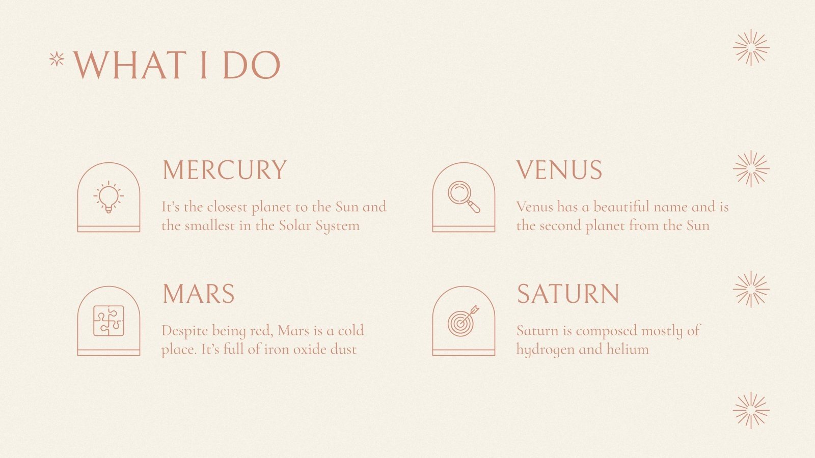 Elegant Boho Style Portfolio Presentation