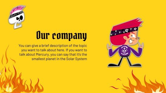 Heavy Metal Cartoon Characters MK Campaign Presentation