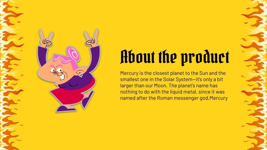 Heavy Metal Cartoon Characters MK Campaign Presentation