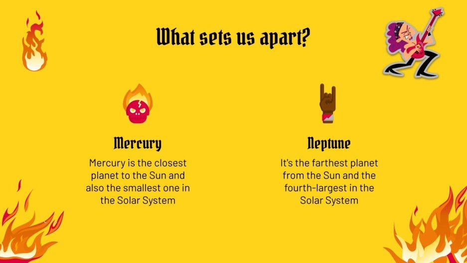 Heavy Metal Cartoon Characters MK Campaign Presentation