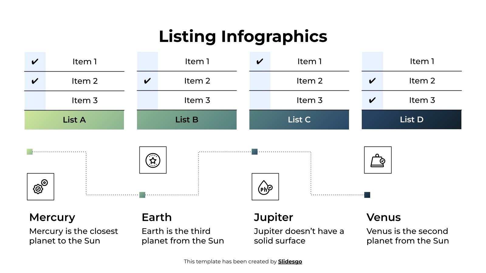 Listing Infographics Template