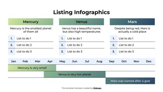 Listing Infographics Template