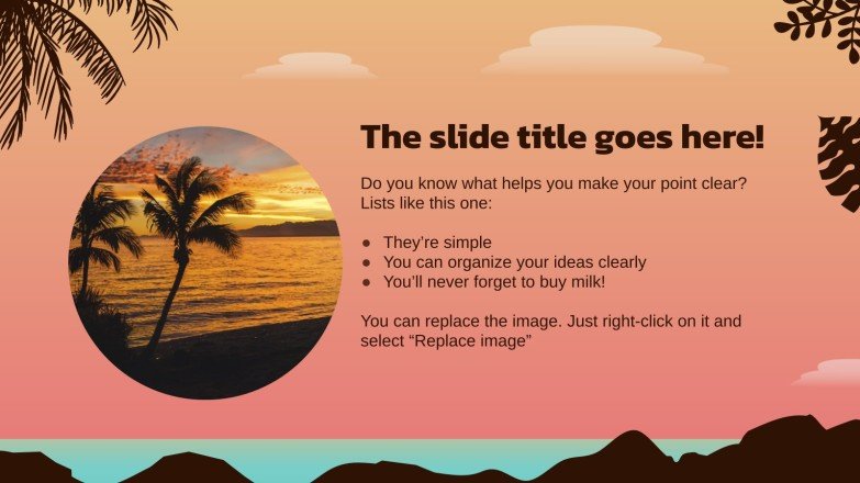 Sunset Beach Presentation