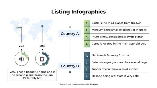 Listing Infographics Template