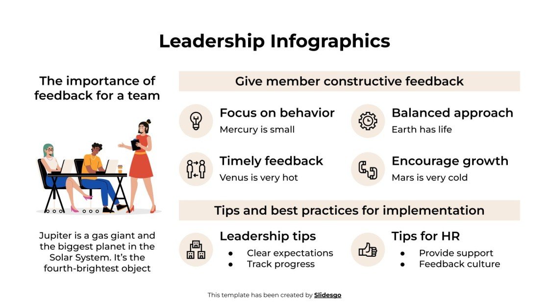 Leadership Infographics Template