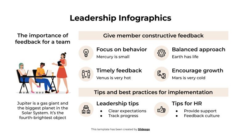 Leadership Infographics Template