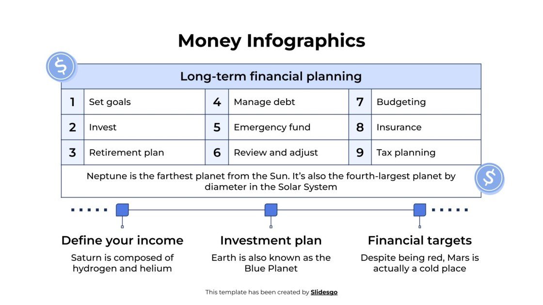 Money Infographics Template