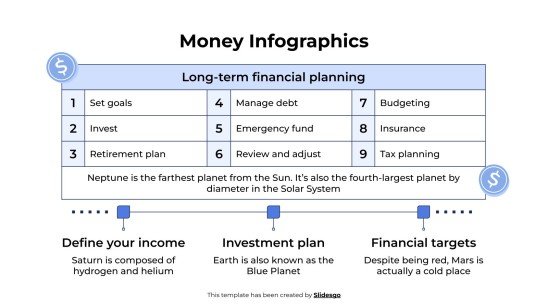Money Infographics Template