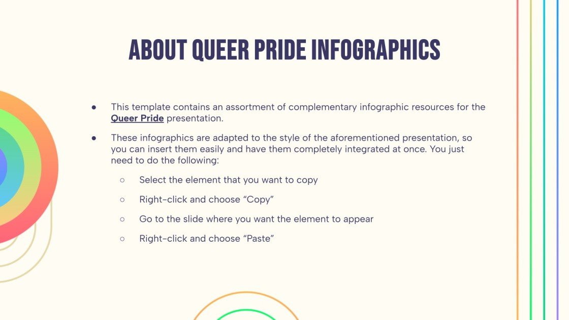 Queer Pride Infographics Template