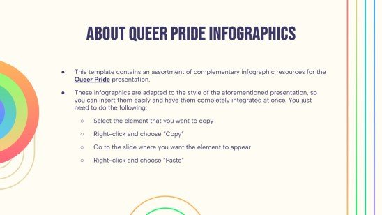 Queer Pride Infographics Template