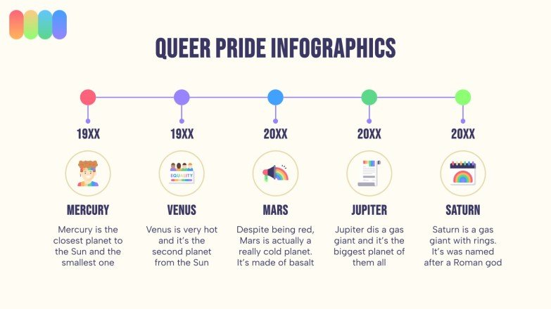 Queer Pride Infographics Template