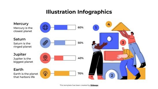 Illustration Infographics Template