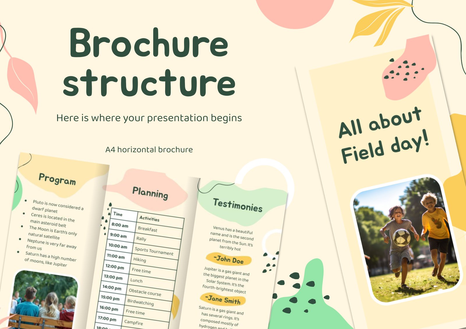 Field Day Flyer Presentation