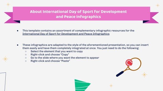Day of Sport for Development & Peace Infographics