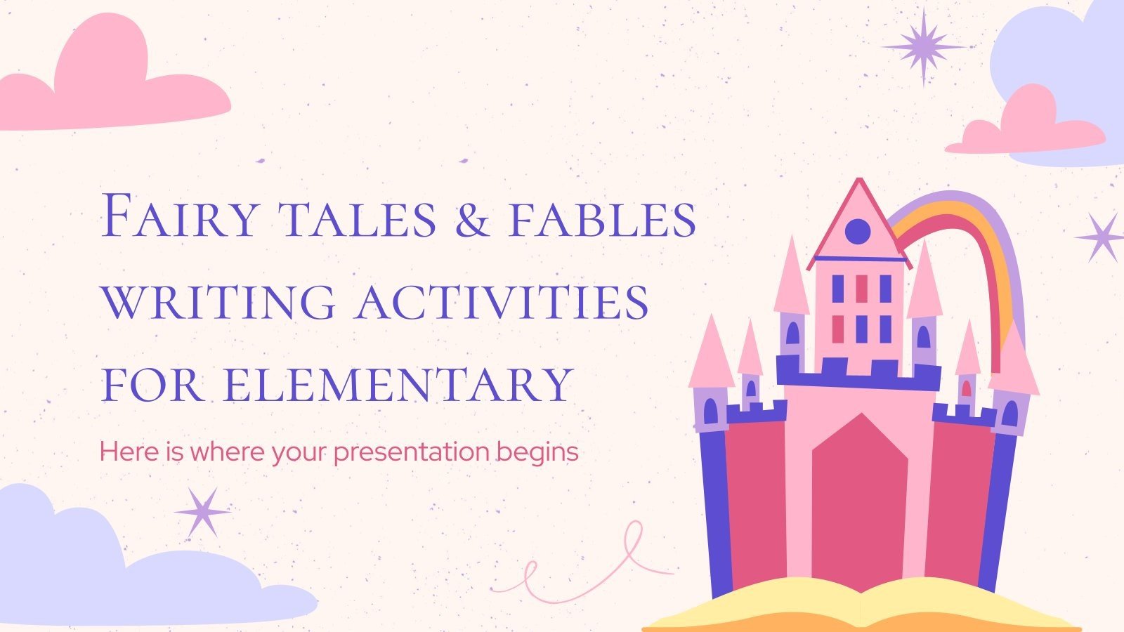 Fairytales & Fables Writing Activities for Elementary