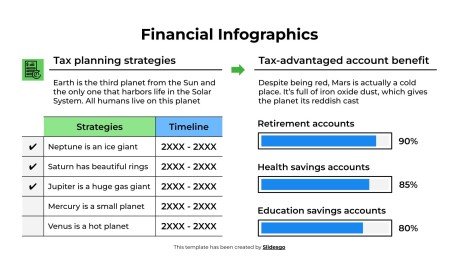 Financial Infographics Template