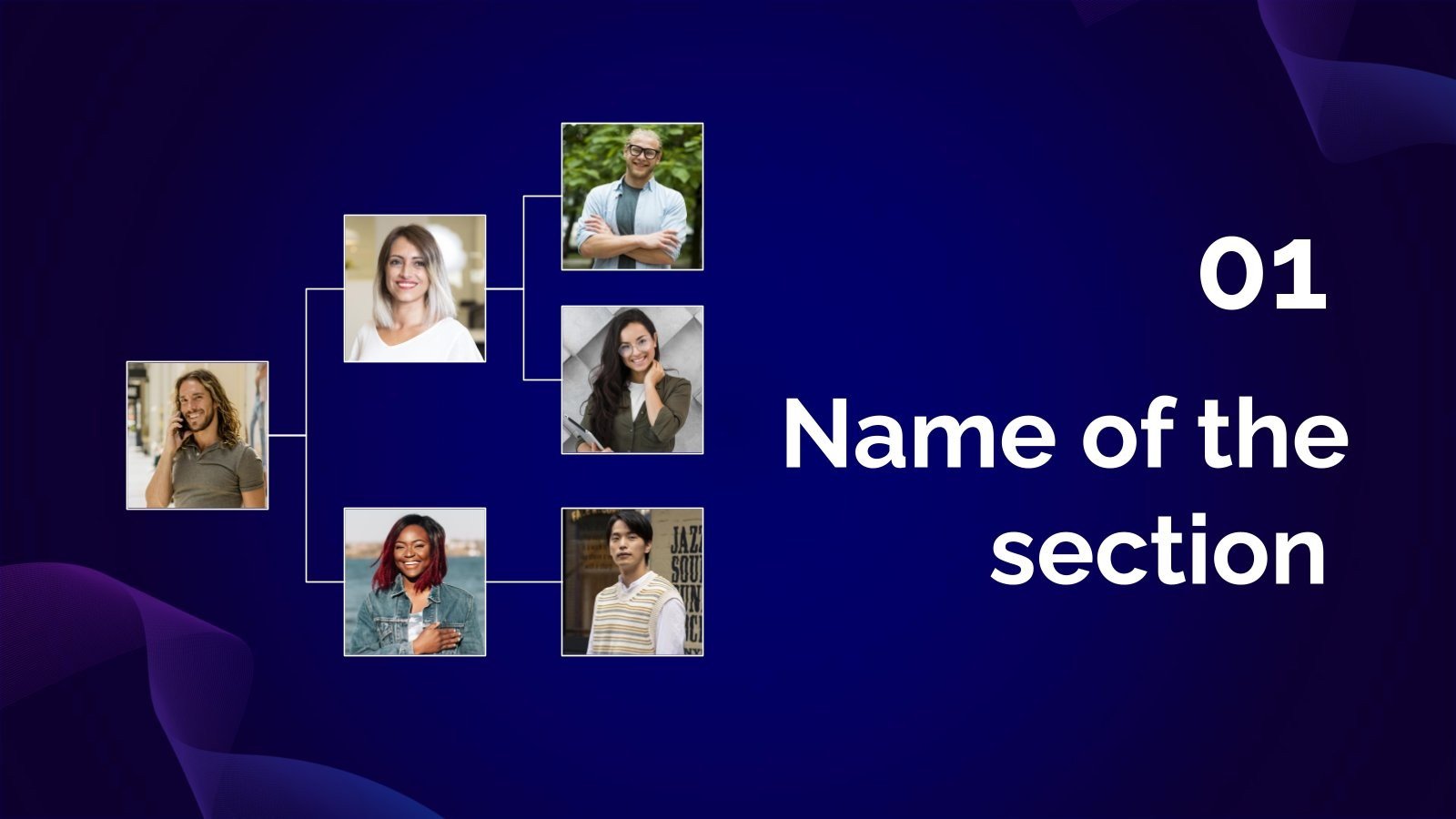 Team Hierarchy Presentation Template Presentation