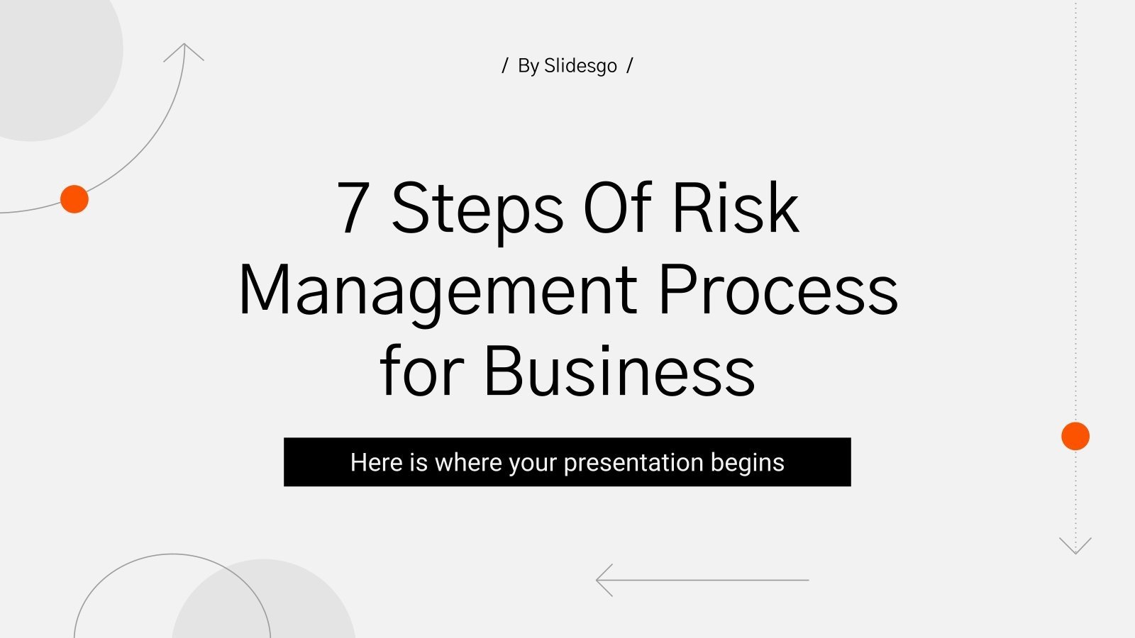 7 Steps Of Risk Management Process for Business Presentation