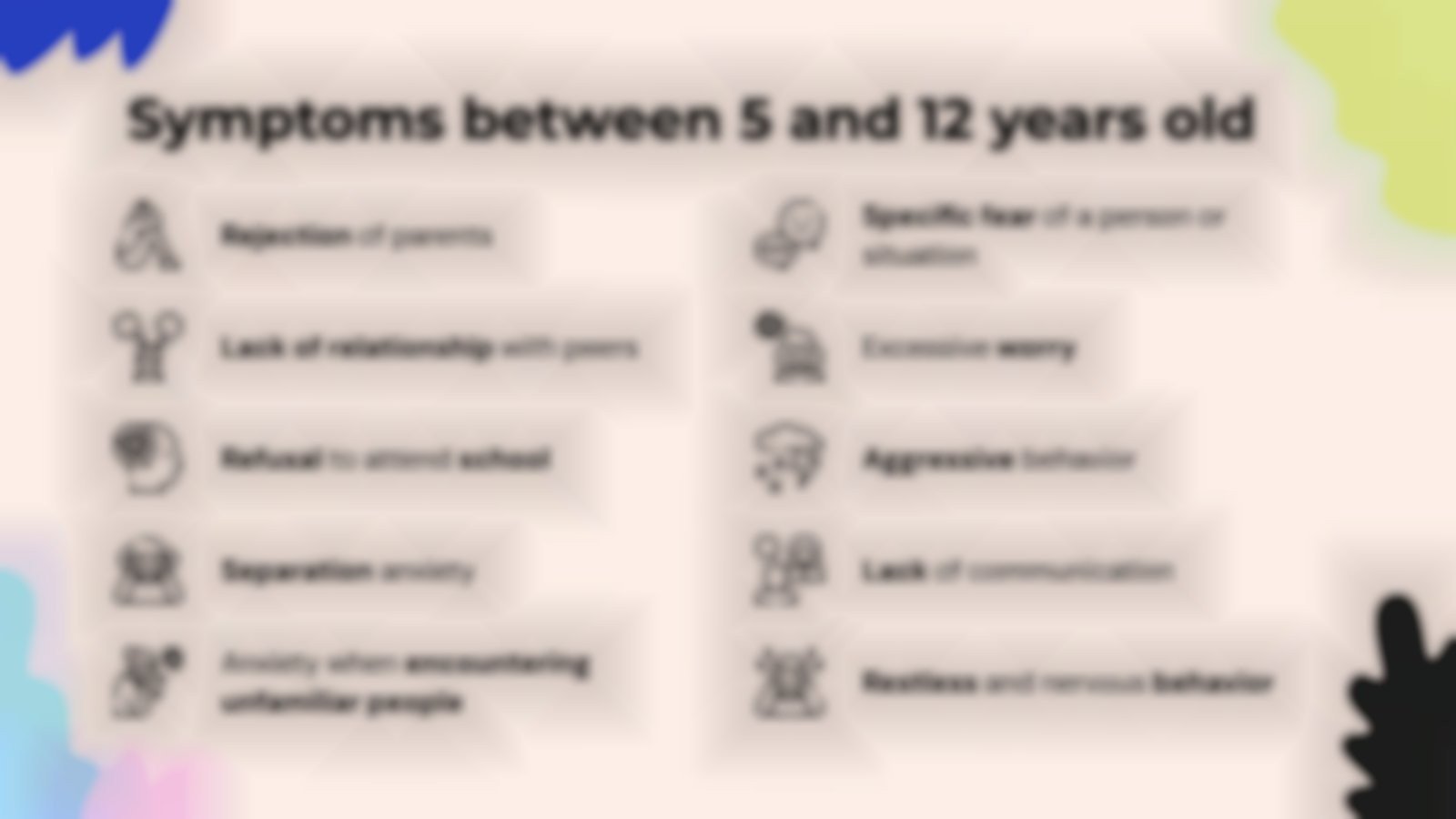 Childhood and Adolescent Anxiety - Strategies