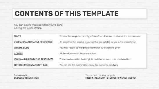 Text Wall Presentation Template Presentation