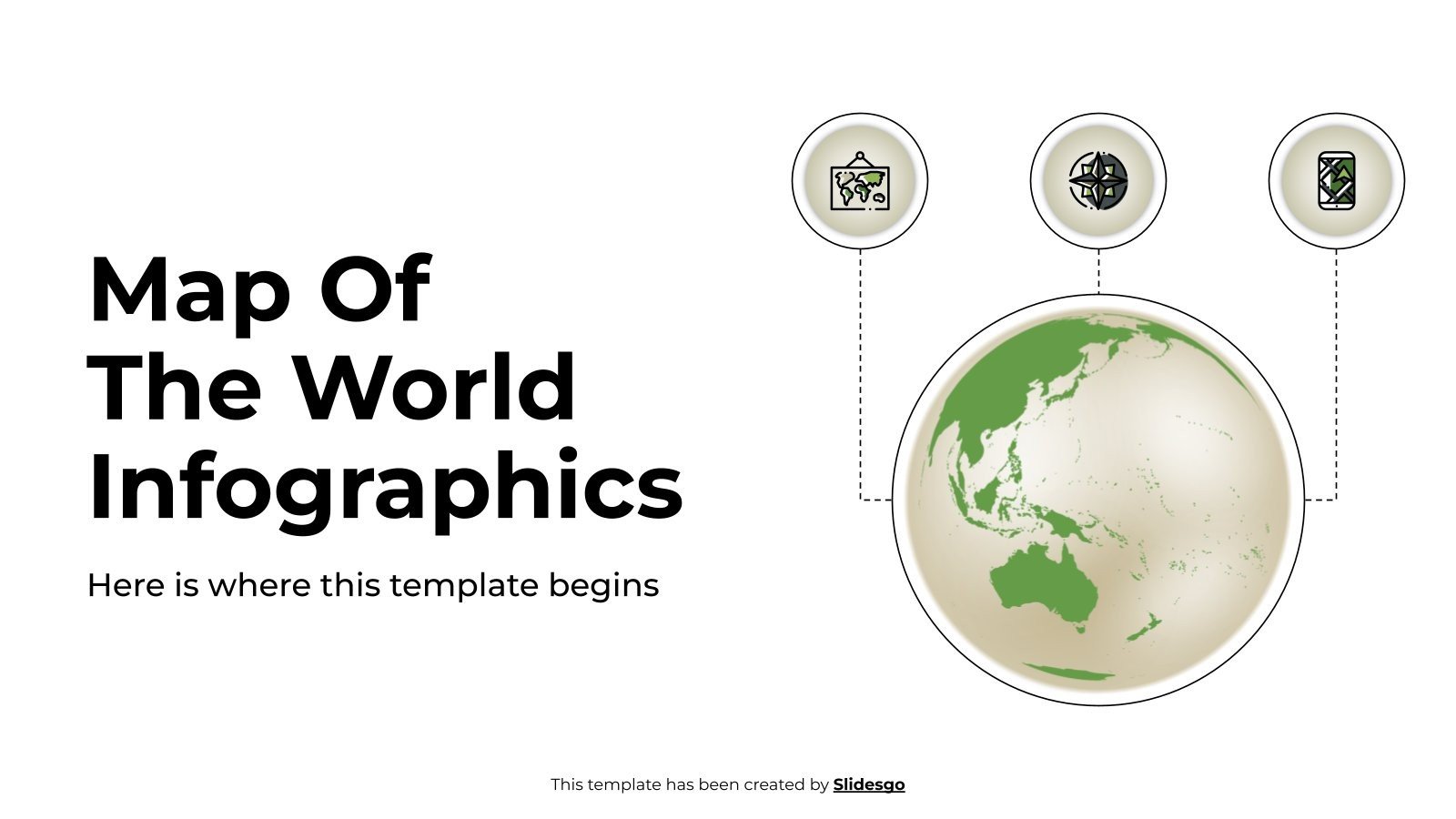 Map Of The World Infographics Template