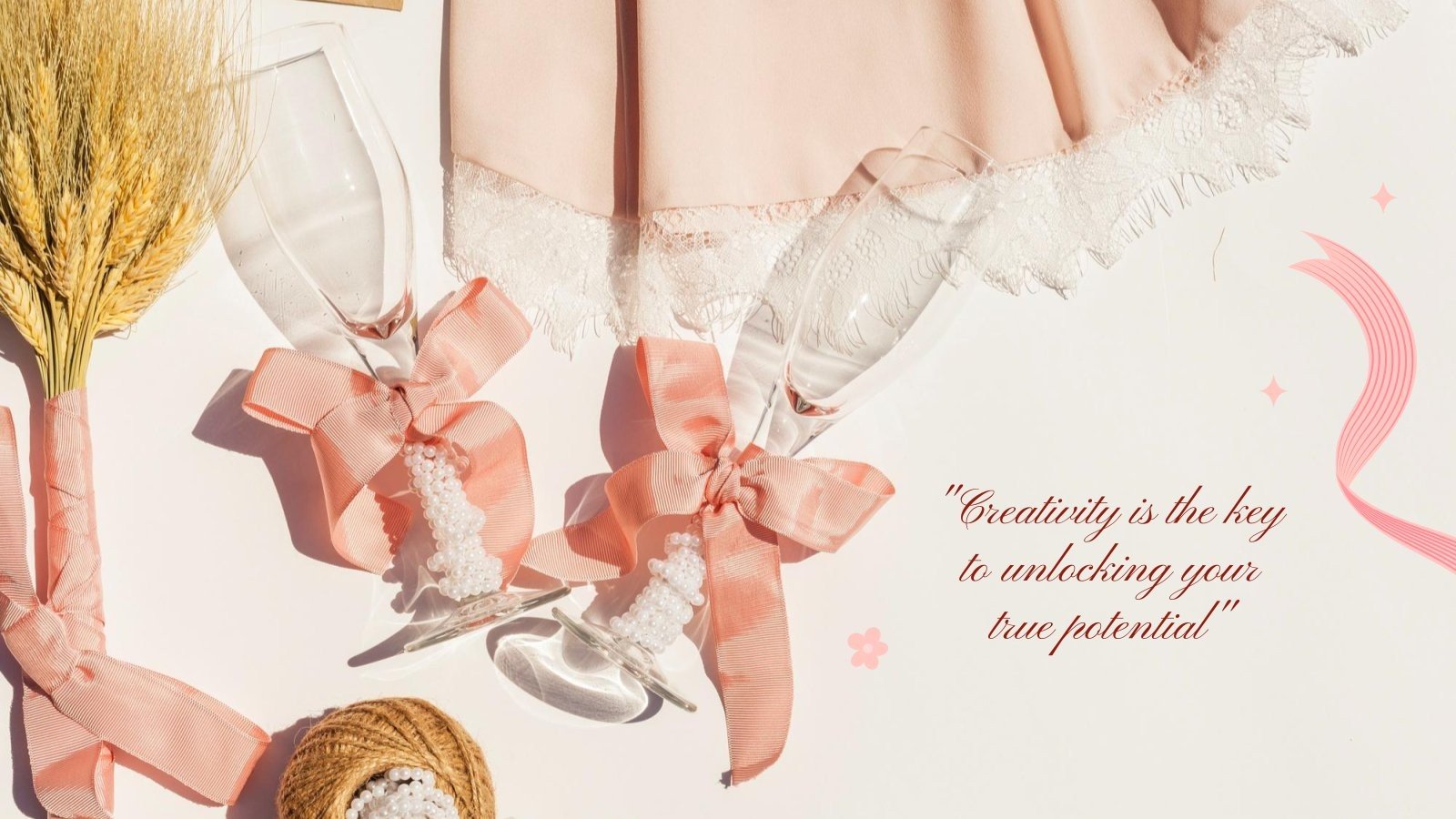 Coquette Aesthetic Portfolio Presentation