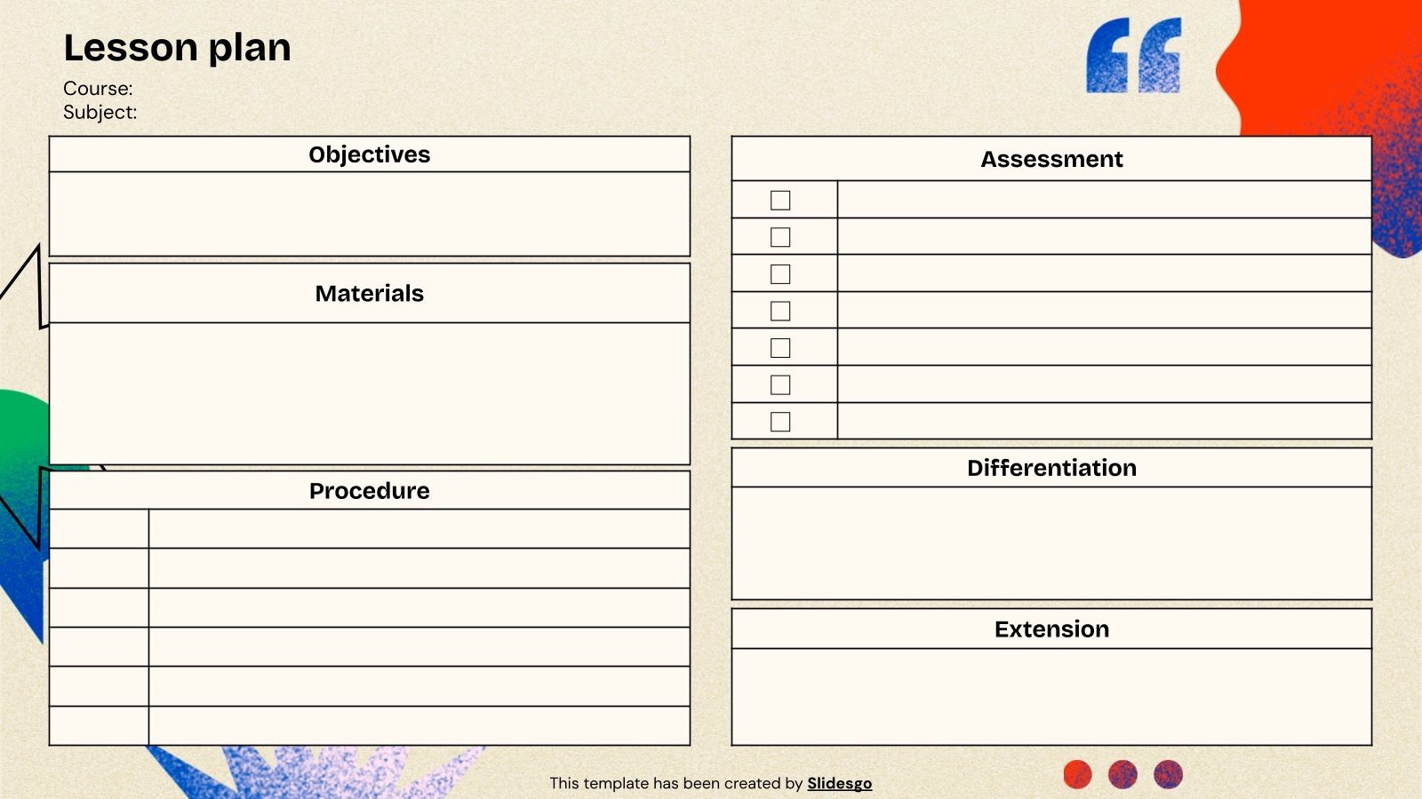 Esl Lesson Plan Presentation Template Presentation