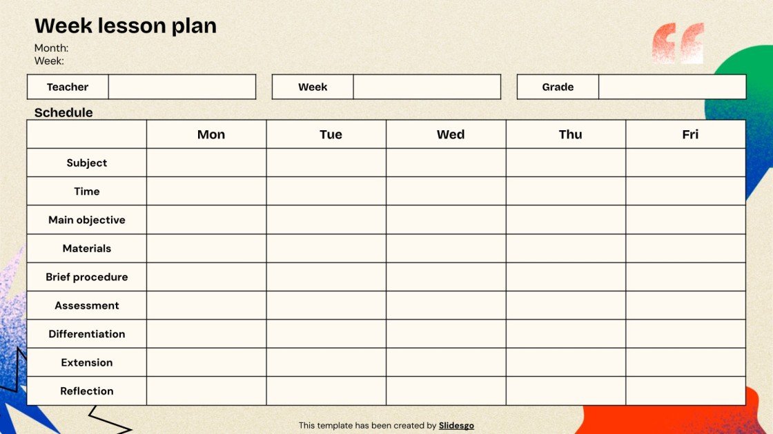 Esl Lesson Plan Presentation Template Presentation