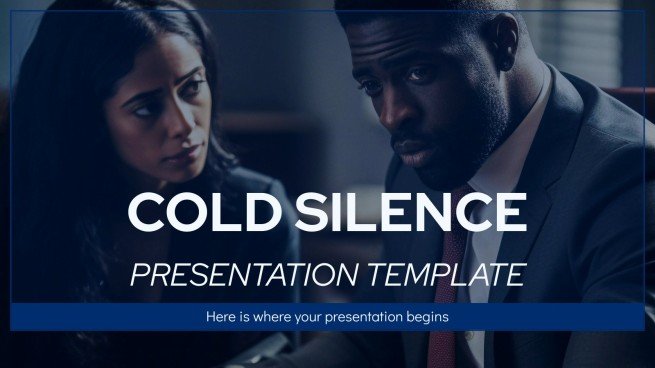 Cold Silence Presentation Template Presentation